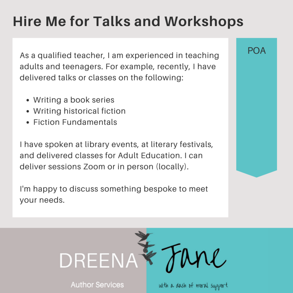 Author Services – dreenawriting